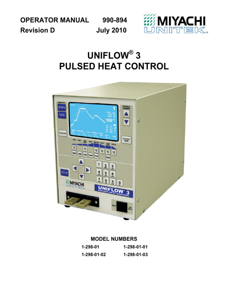 1 298 01 03 Miyachi | PDF | Electrical Connector | Soldering