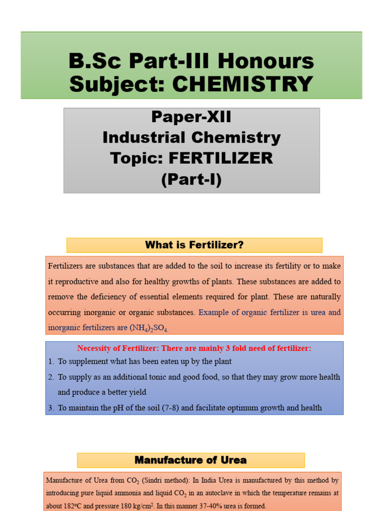 PowerPoint Presentation - Fertilizer_3rd-Year_Chemistry_ | PDF ...
