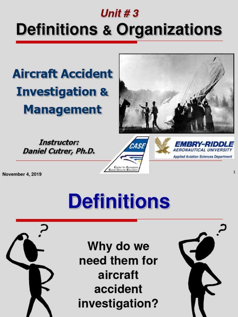 (Unit 3) - Definitions & Organizations (11!4!19) | PDF | Federal Aviation Administration ...