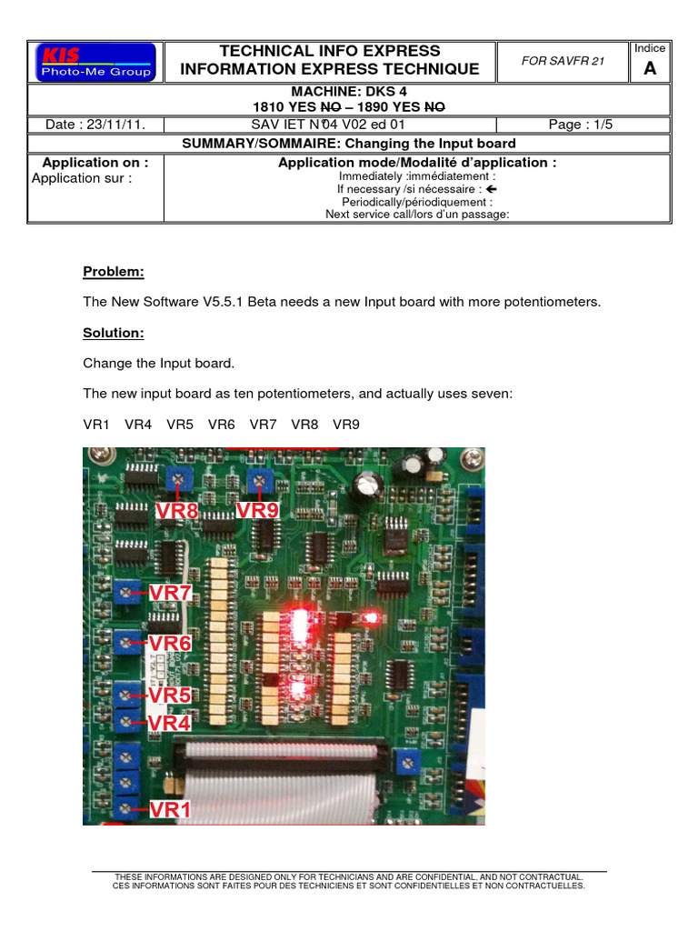 04 V02 Ed 01 - Input Board | PDF