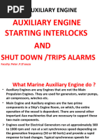 MAIN ENGINE ALARMS AND INTERLOCKS & Engine Monitoring System (CSIM) & PAM) | PDF | Engines | Pump