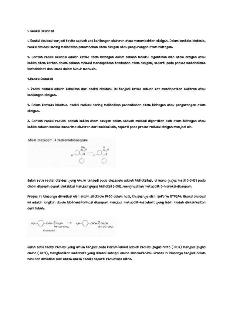Reaksi Oksidasi Dan Reduksi | PDF | Sains & Matematika
