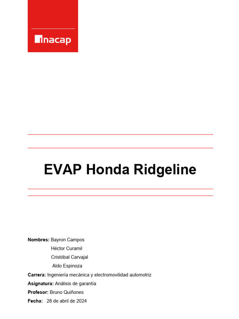 Analisis de EVAP | PDF | Ozono