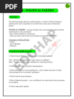 Class 10 Civics Chapter 4 Notes - Political Parties Free PDF | PDF ...