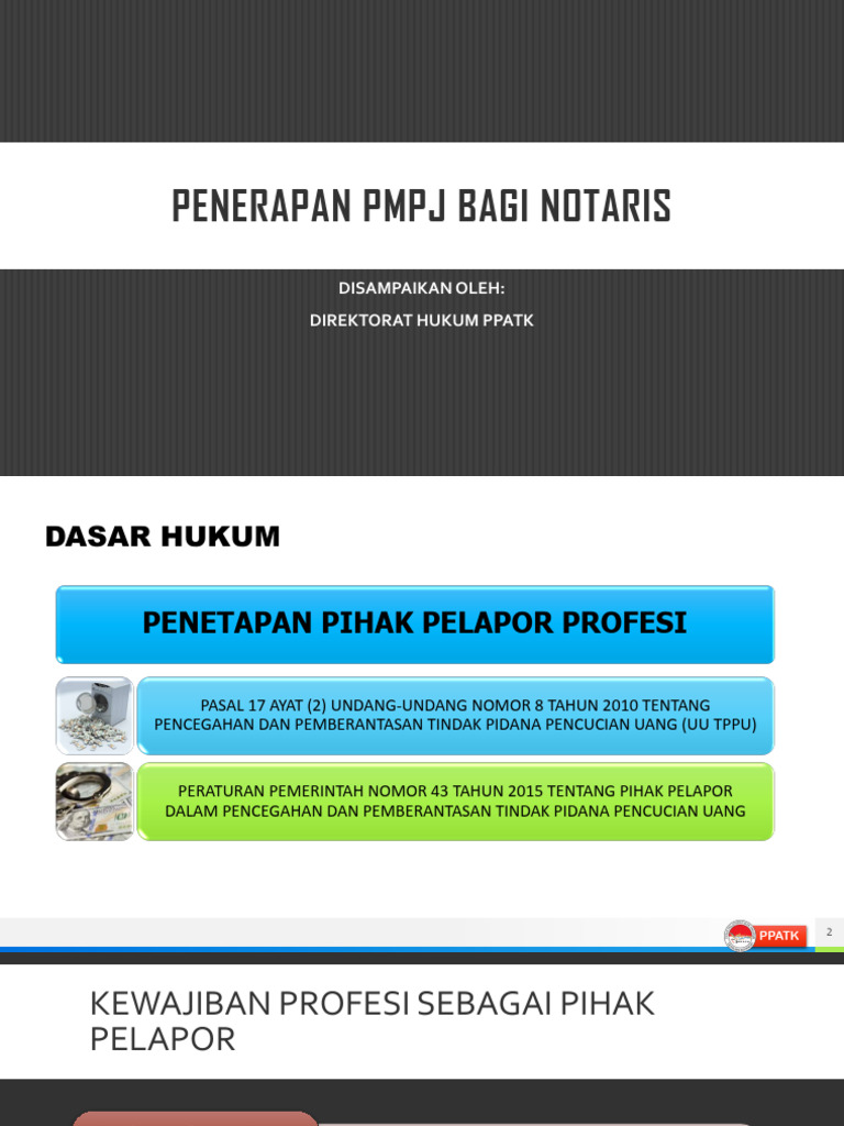 Tayangan Penerapan PMPJ - Pengisian Kuisioner Pengawasan Kepatuhan ...