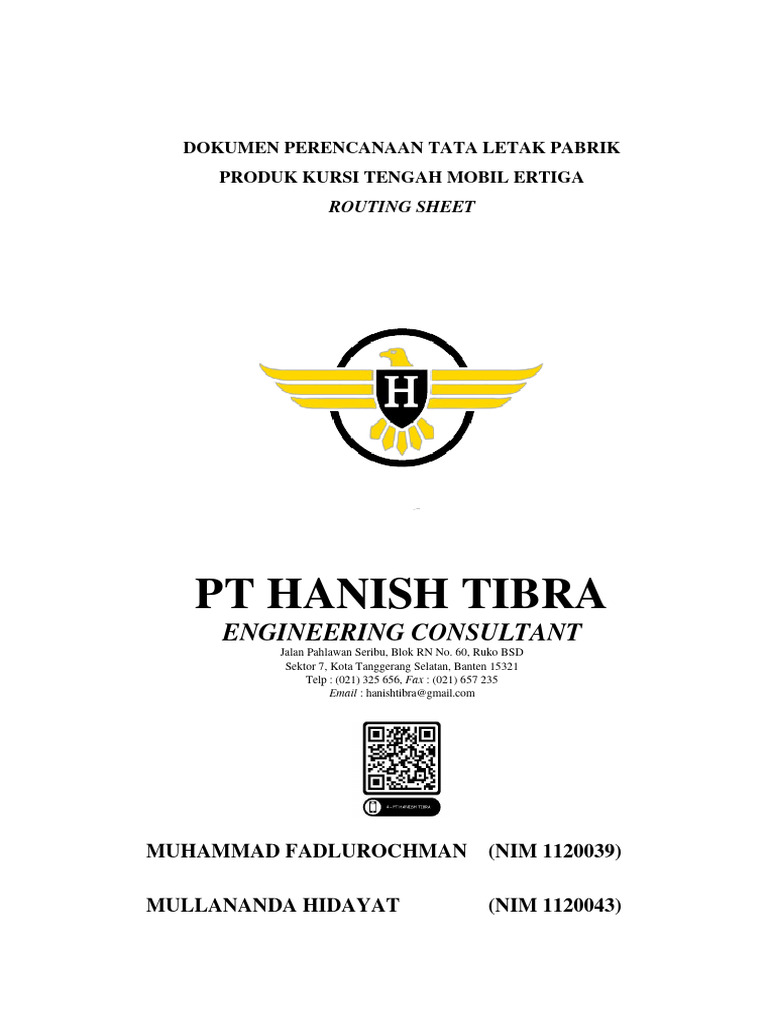 Definisi dan Kegunaan Routing Sheet | PDF