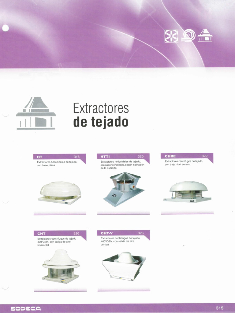 Extractores de Tejado | PDF