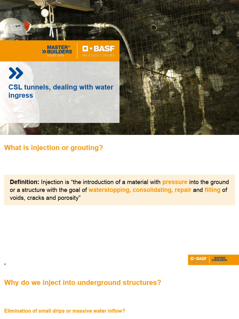 CSL Injection Introduction | PDF | Fracture | Polyurethane