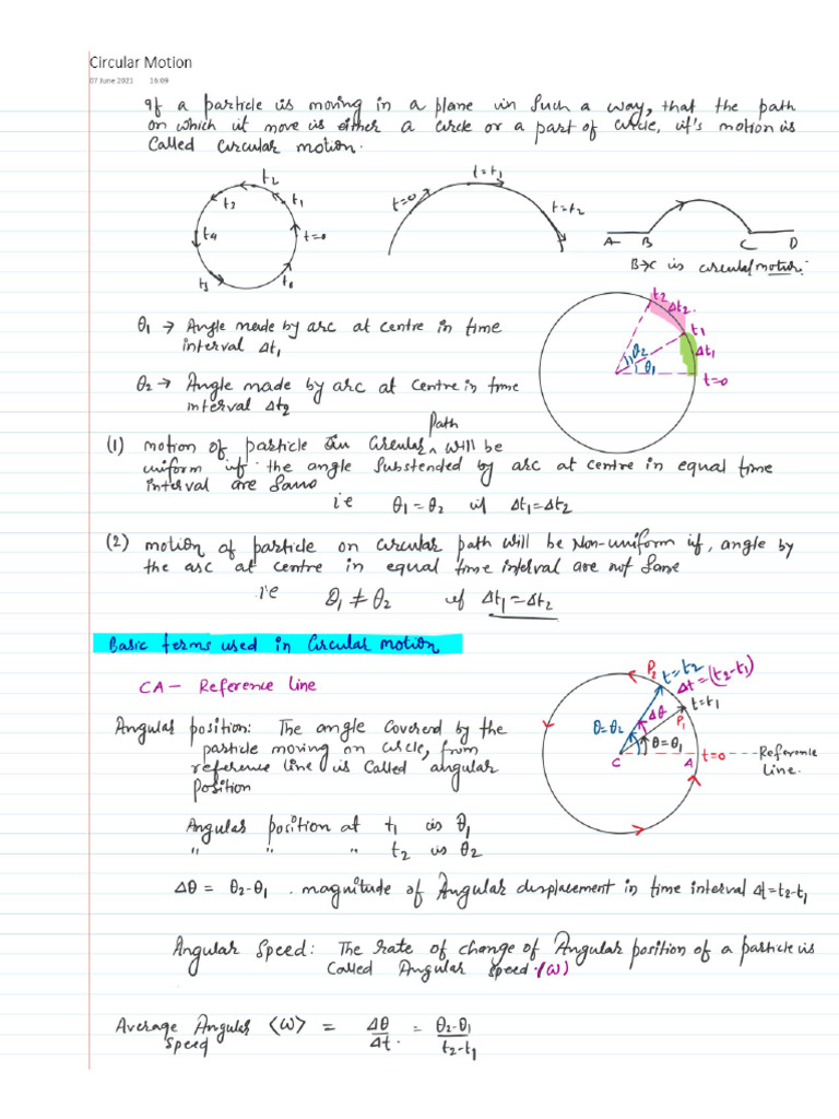 08 Circular Motion | PDF