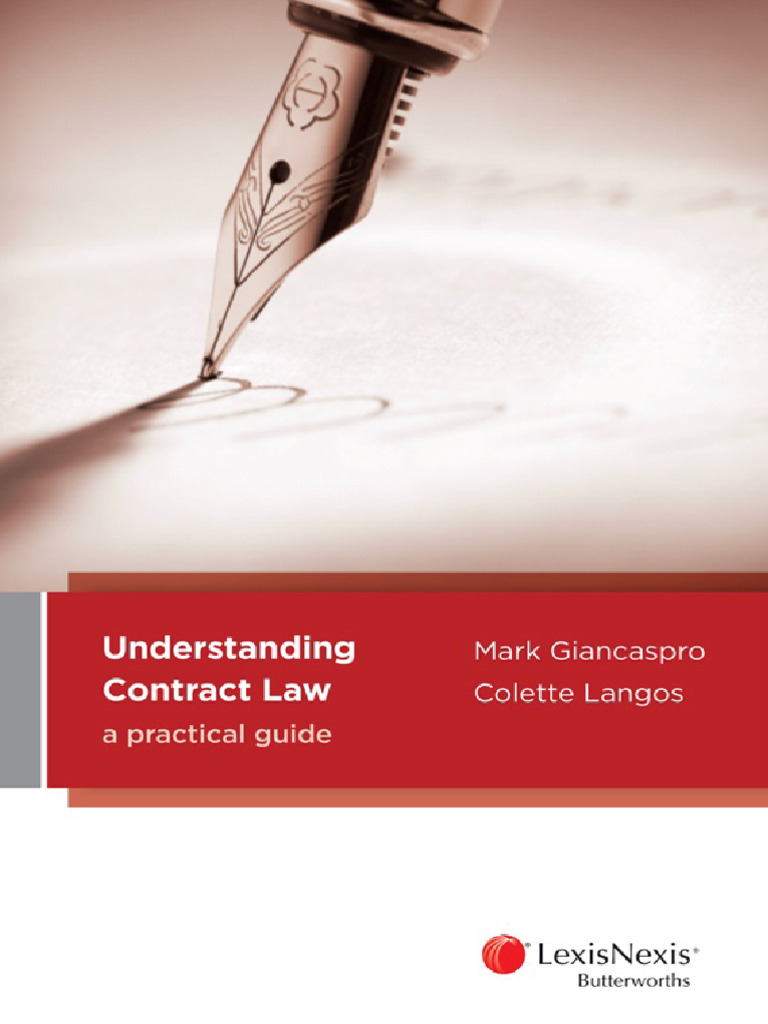 Understanding Contract Law - A Practical Guide. - Mark & Langos Colette ...