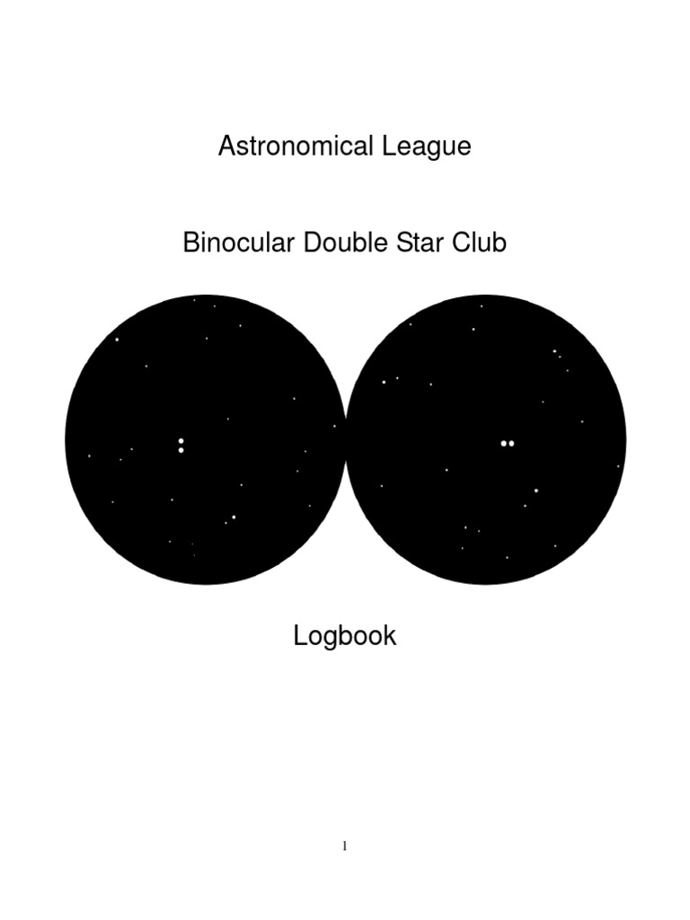 Binocular Double Star Logbook | PDF | Ptolemy | Stellar Astronomy