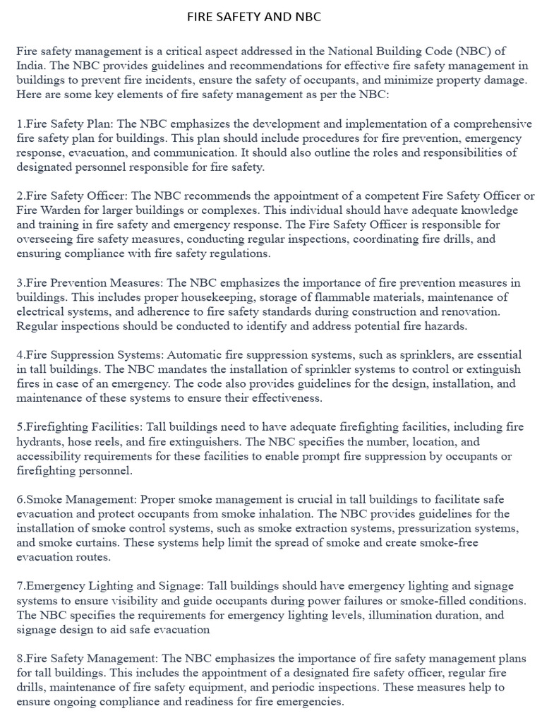 Fire Safety | PDF | Fire Safety | Firefighting