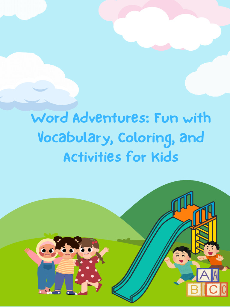 Vocabulary Fun: Kids' Coloring & Activities | PDF