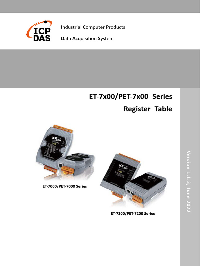 Pet Et7x00 Register Table v113 | Download Free PDF | Programmable Logic ...