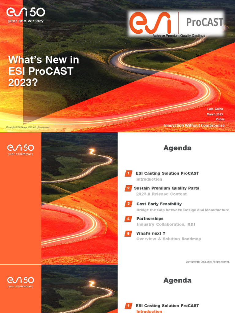 CAST - What Is New Procast 2023 - 0 | PDF | Fluid Dynamics | Anisotropy