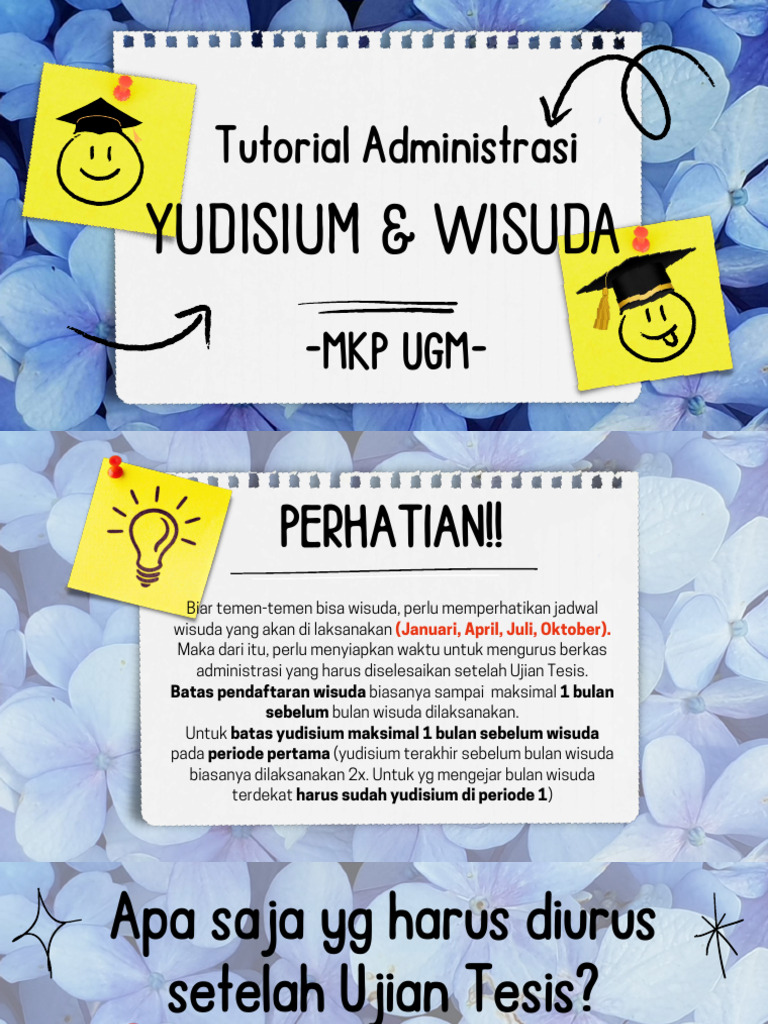 Prosedur Yudisium dan Wisuda UGM | PDF