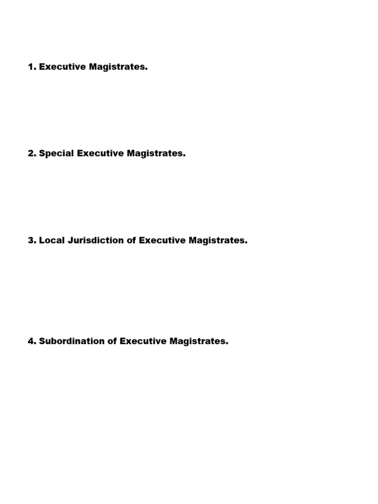 Roles of Executive Magistrates and Prosecutors | PDF | Social Science