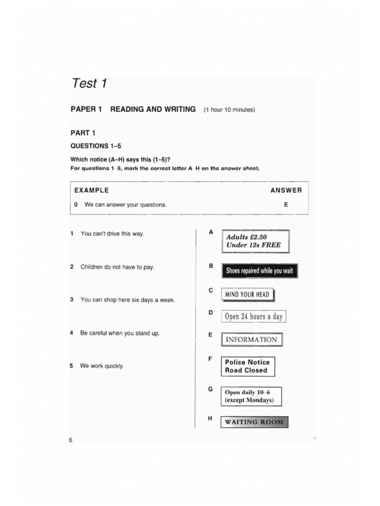 Ket Test 1 | PDF