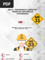 NR 33: Segurança em Espaços Confinados | PDF
