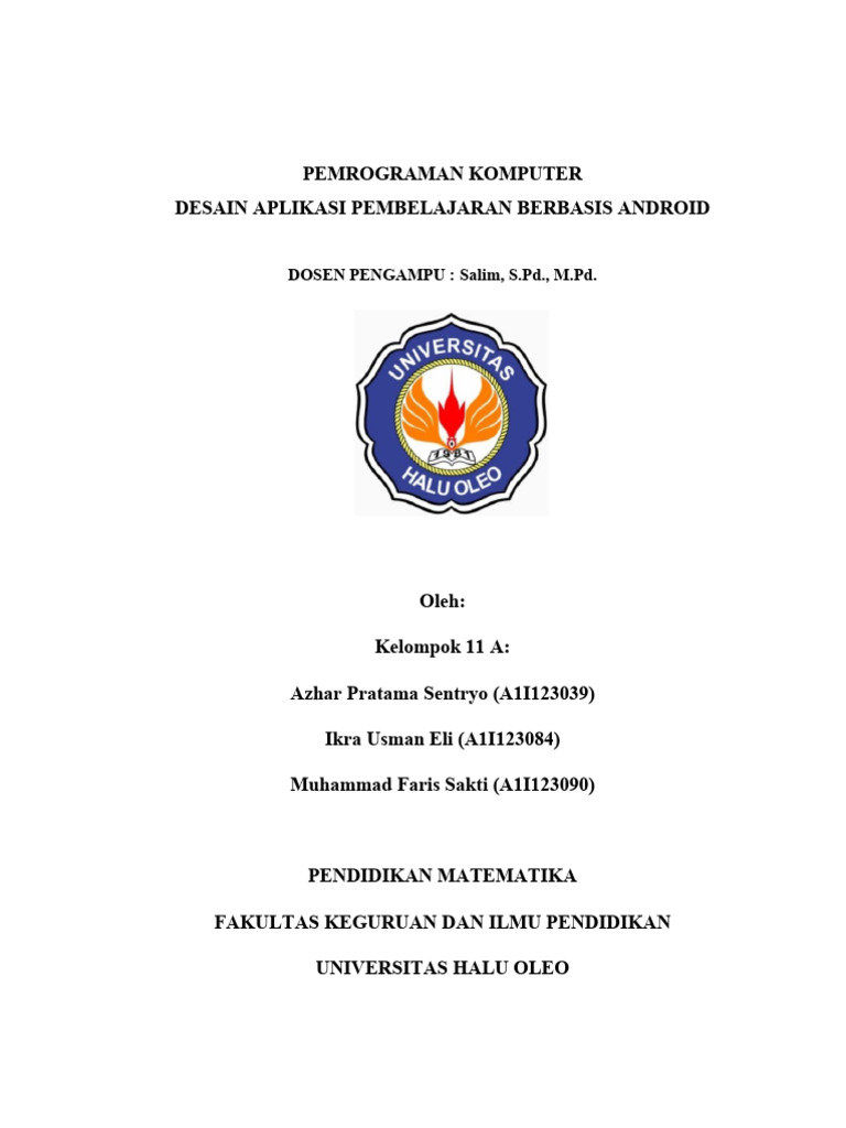 A Desain Pemrograman Komputer | PDF