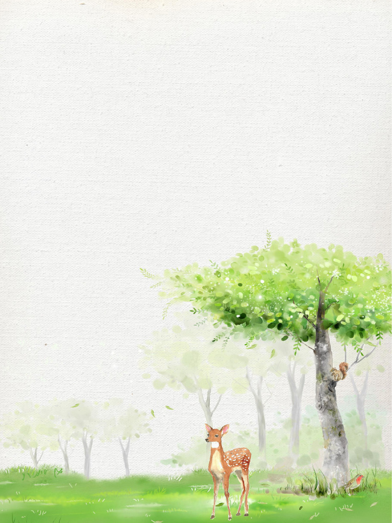 Simple Cartoon Deer Letter-WPS Office | PDF