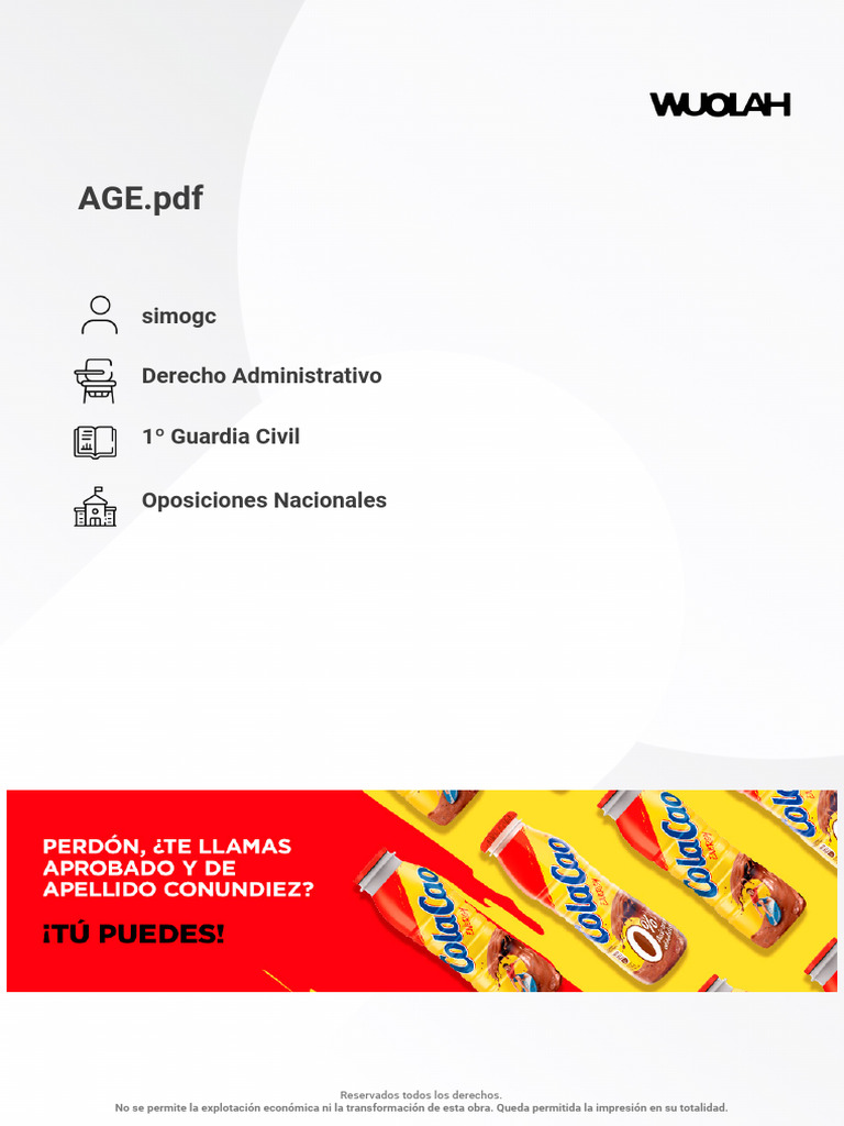 Estructura y Organización de la AGE | PDF | España | Gobierno de españa