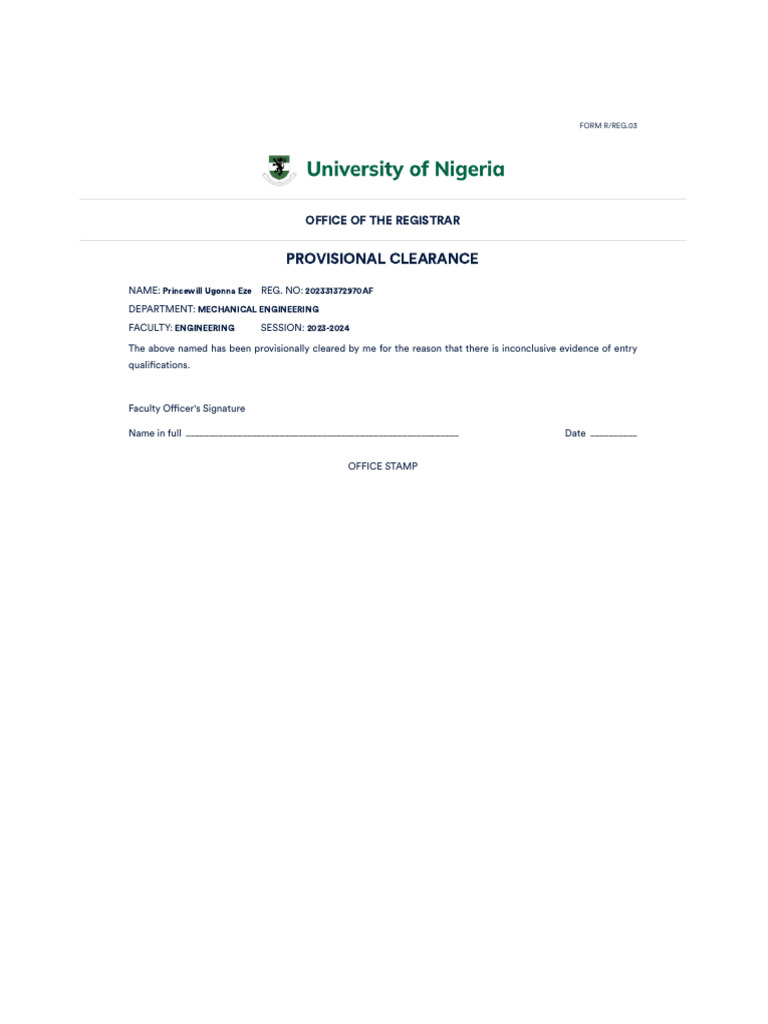 UNN SM Core Portal | PDF