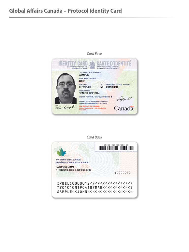 Canada Id | PDF