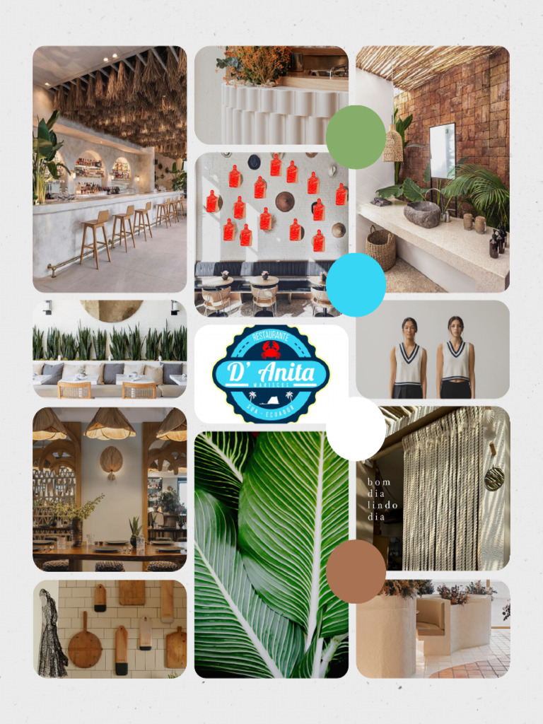 Collage Mood Board Restaurante | PDF