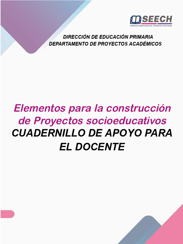 Cuadernillo para Construcción de Proyectos Sociocríticos | PDF | Enseñando | Evaluación