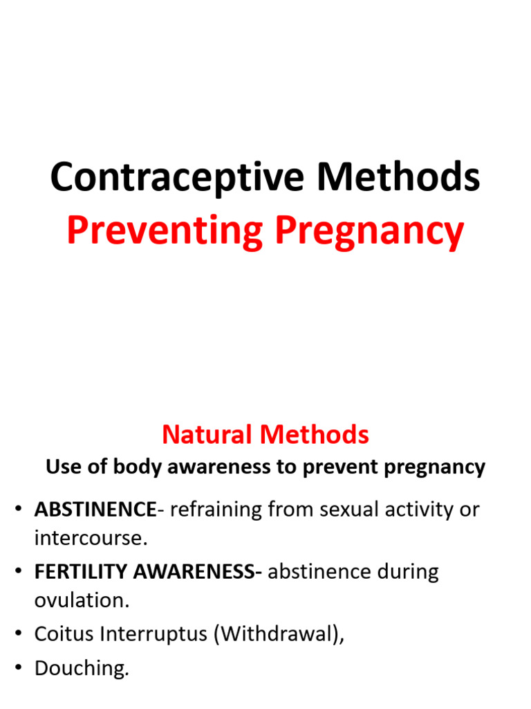 Contraceptive | PDF | Combined Oral Contraceptive Pill | Methods Of ...