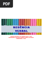 Tabela de Regência Verbal e Nominal | PDF | Pronome | Idiomas