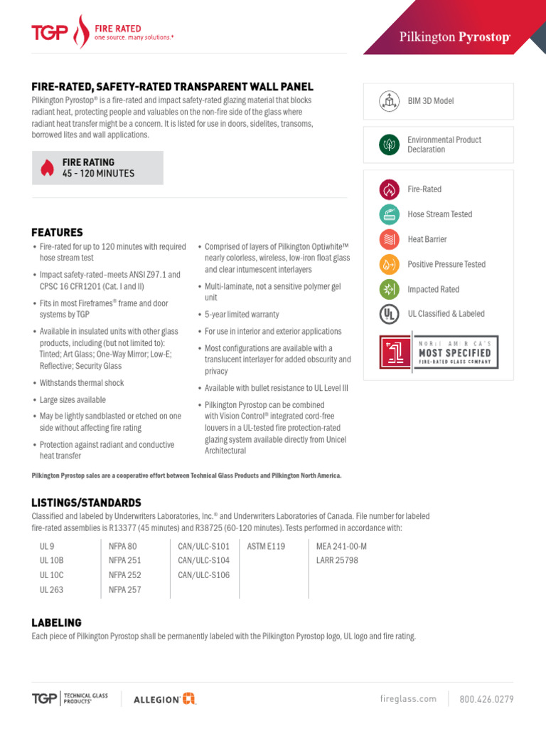 pilkington-pyrostop-fact-sheet | Download Free PDF | Glasses | Building ...