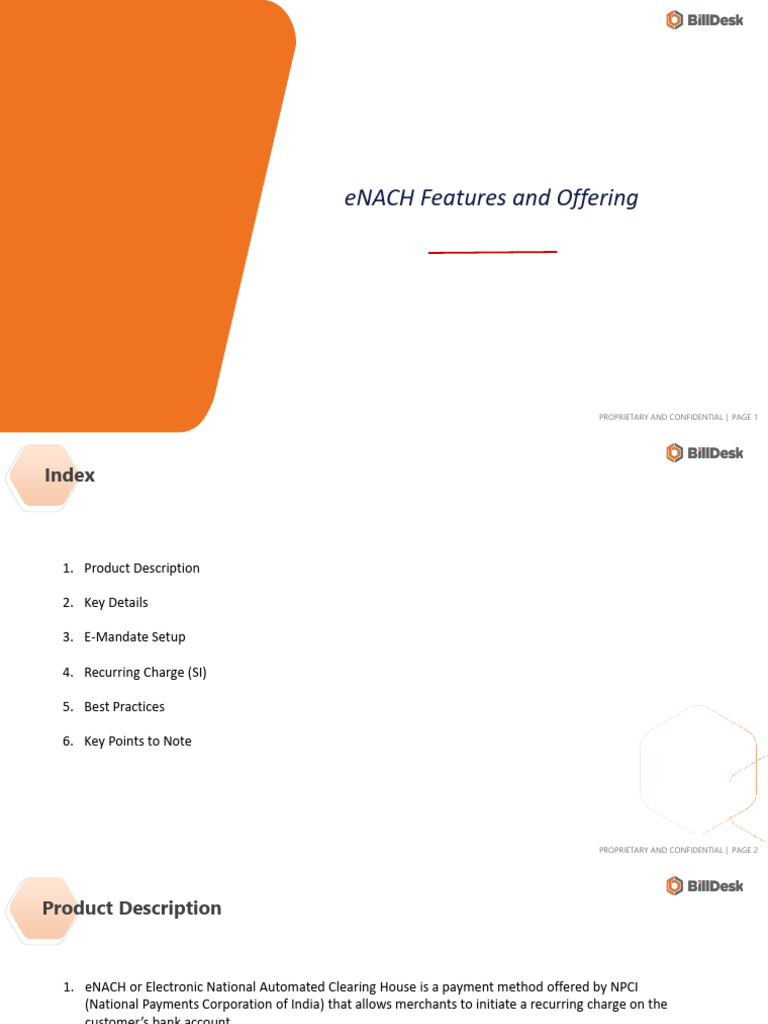 eNACH: Setup and Best Practices Guide | PDF | Debit Card | Online Banking