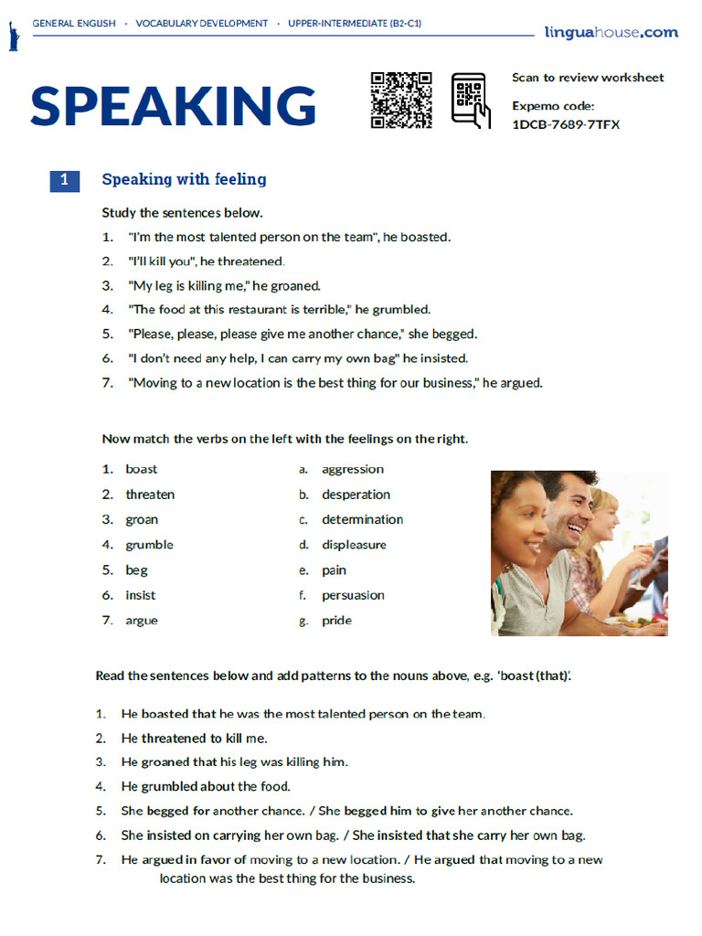 Speaking (Expressions) | PDF