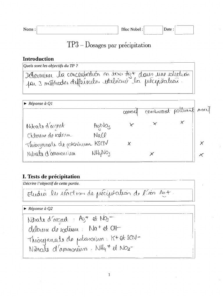 Corrigé Du TP3 | PDF