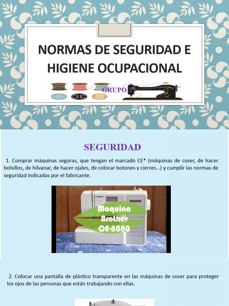 Normas de Seguridad e Higiene | PDF