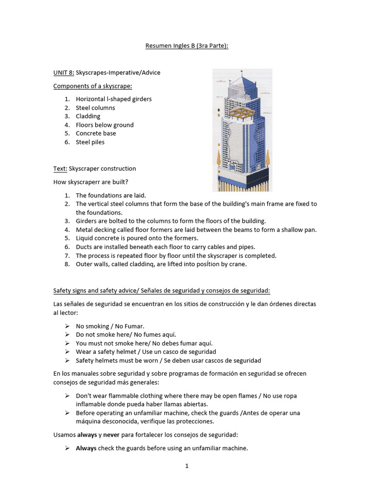 Resumen Ingles B III | PDF