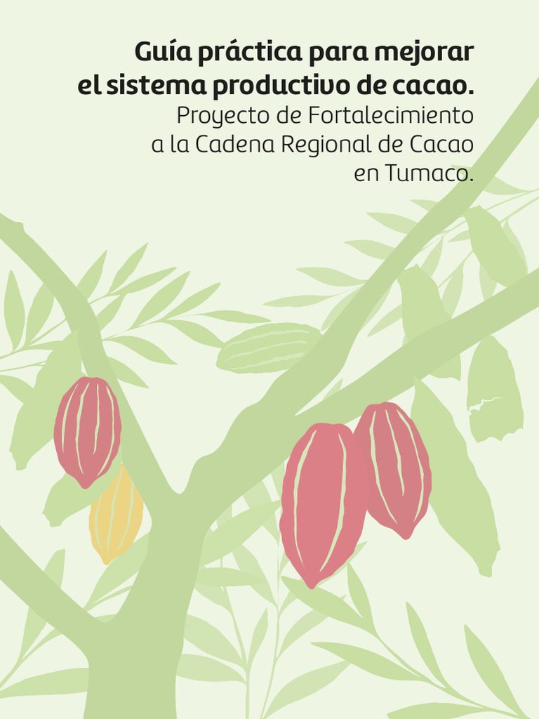 Cartilla Cacao Guia Practica para Mejorar SP Tradicional de Cacao. | PDF | Fertilizante ...