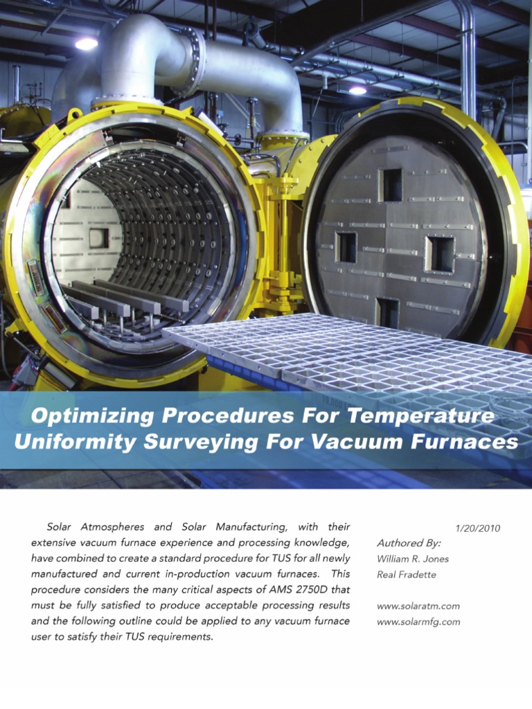 Temperature Uniformity Surveying For Vacuum Furnaces Optimizing ...
