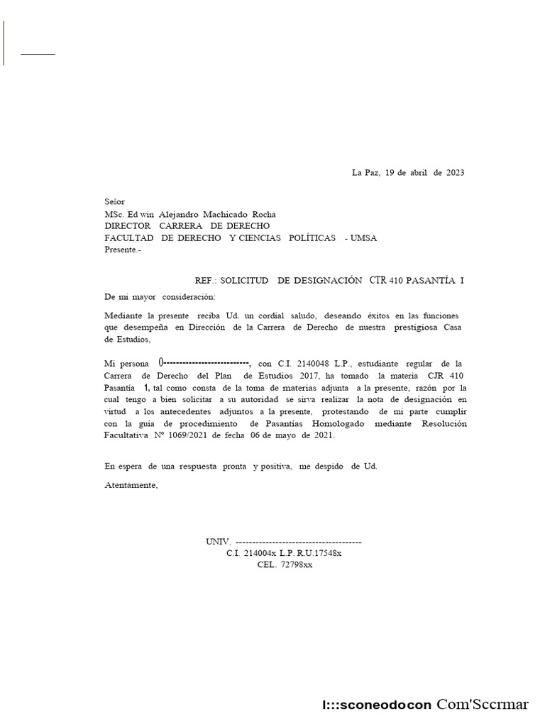 Modelos de Cartas | PDF | Justicia | Crimen y violencia