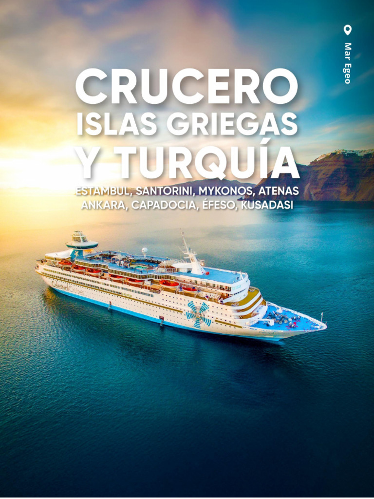 TURQUÍA CON CRUCERO POR ISLAS GRIEGAS 2024 | Descargar gratis PDF | Estanbul