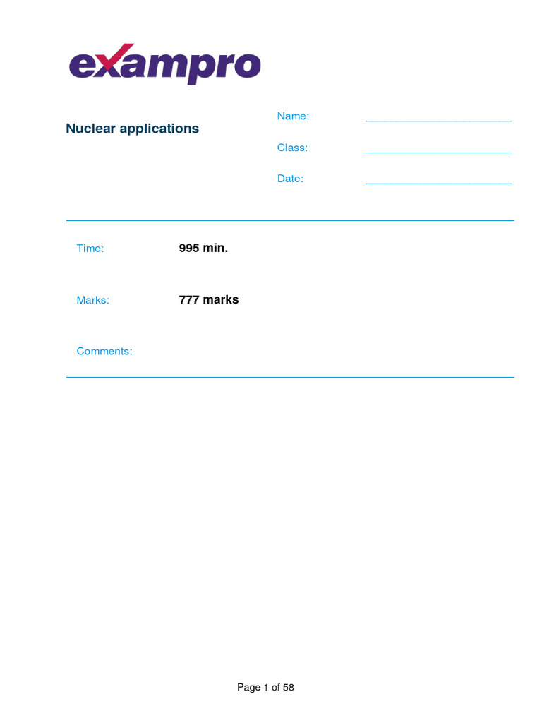 Nuclear Applications | PDF | Atomic Nucleus | Neutron