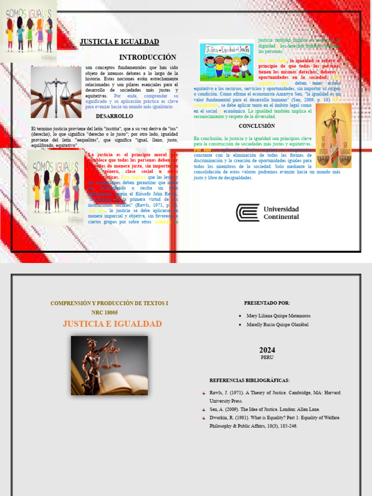 Justicia e Igualdad - Diptico | PDF | Justicia | Crimen y violencia