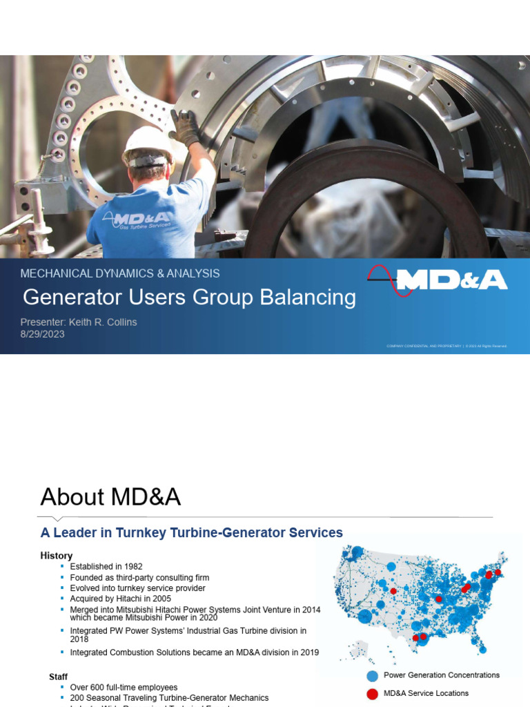 Collins MDA Generator Users Group Balancing | PDF | Energy Technology | Physical Sciences