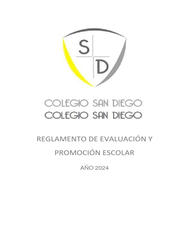 Reglamento de Evaluacion 2024 | Descargar gratis PDF | Evaluación | Aprendizaje