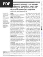 Updated OSTRC Injury Questionnaires | PDF | Risk | Questionnaire