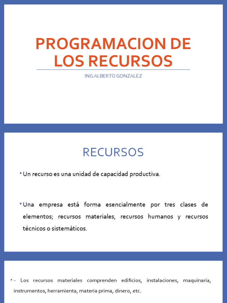 Programacion de Los Recursos 3 | PDF | Gestión de recursos humanos | Business