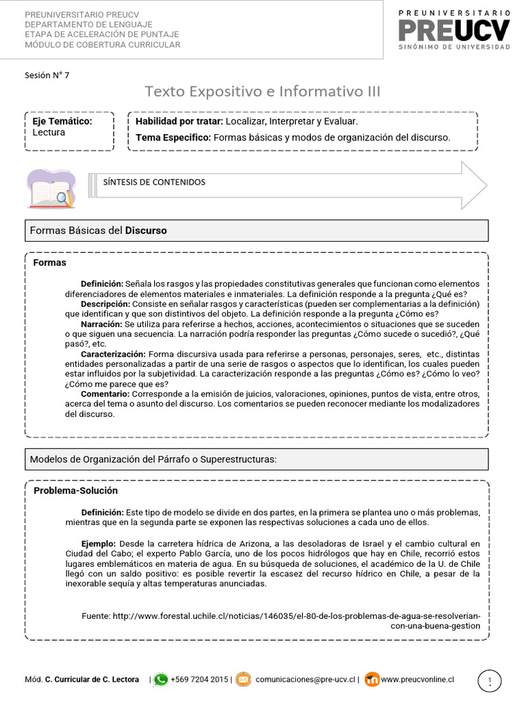 Recurso - Experience y Egresados FULL - CR - Comprensión Lectora - Guía 07 - Gabriela Henriquez ...