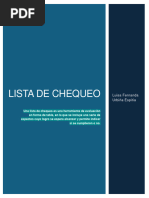 Evidencia Lista de Chequeo AA3-EV01 | PDF | Servicio al Cliente | Evaluación